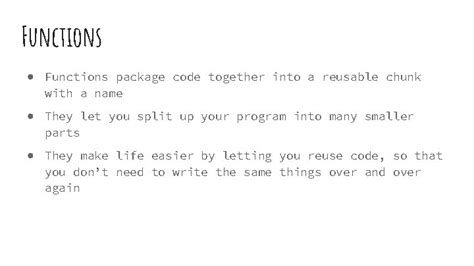 Schulich Ignite 2020 Session Overview Functions Functions Functions