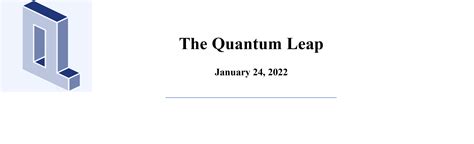 A Quantum Computing Glossary The Quantum Leap
