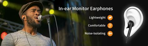 XTUGA J02 2.4G Stereo/Mono Wireless in Ear Monitor System with ...