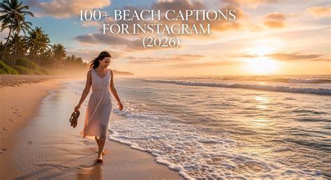 100 Beach Captions For Instagram That Elevate Your Summer Posts 2026