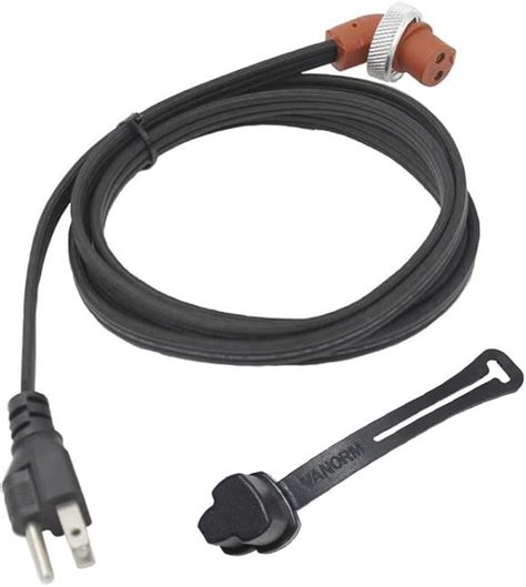 Vanorm Replacement Cordset Cord For Heavy Duty Immersion Heaters And Engine Block Heaters 6 Feet