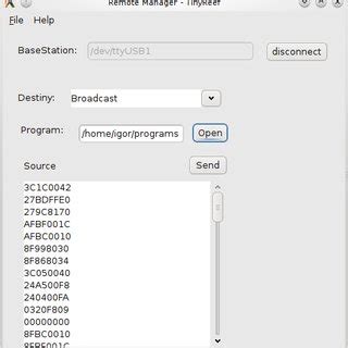 Remote Application Manager GUI Download Scientific Diagram