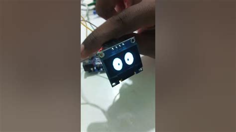 96 inch 128x64 oled display robotic eyes animation with arduino uno r3 arduino