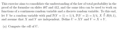 Solved Is U A Continuous Random Variable If Yes Find Its Chegg Com