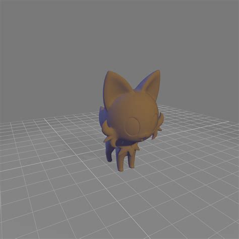 Archivo Stl Pokemon Poussacha Spirigatito・diseño De Impresión En 3d Para Descargar・cults