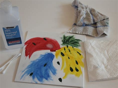 How To Remove Acrylic Paint From Canvas