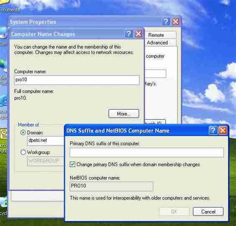 Joining A Domain In Windows XP Pro Petri IT Knowledgebase