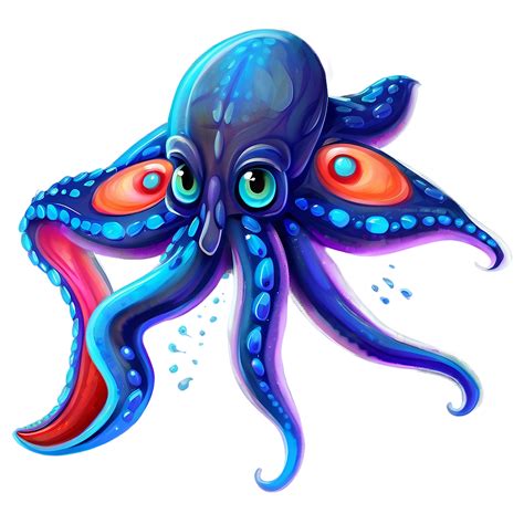 Download Squid Digital Painting Png 05242024 Wallpapers Com