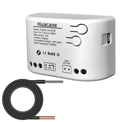 Zha Quirk For Huacaoe Tyzgth1ch B1rf Zigbee Temperature Sensor Zigbee Home Assistant Community