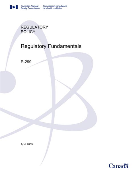 Regulatory Fundamentals Regulatory Policy