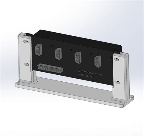 Gecko G540 Stepper Driver Mount By Guido666 Download Free Stl Model