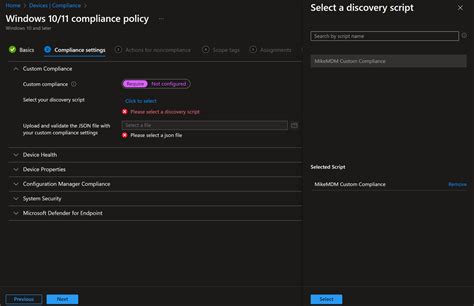 intune custom compliance scripts mike s mdm blog