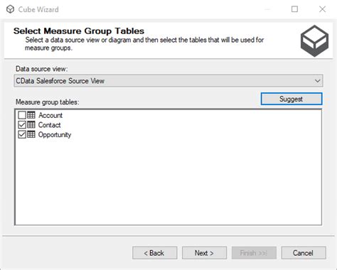Build An Olap Cube In Ssas Using An Adonet Data Provider
