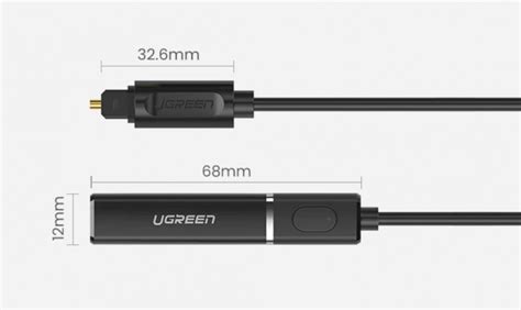 Передатчик звука Bluetooth 5 0 Ugreen Cm150 Optical Jack — в интернет магазине ТВ Кронштейн ру