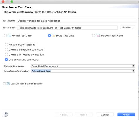 Setup And Teardown Test Cases Provar Documentation