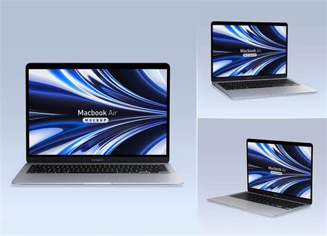 Free M1 Apple Macbook Air Mockup Psd Set Good Mockups