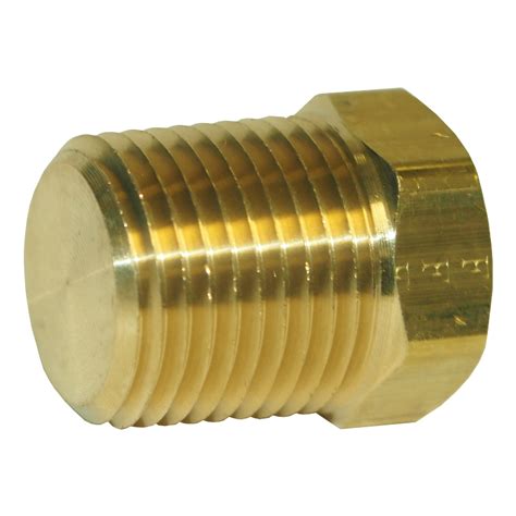 Solid Brass Plug Hex Head