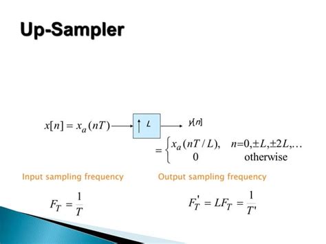 Multirate Digital Signal Processing Ppsx Digital Audio Computer
