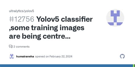 yolov5 classifier some training images are being centre cropped