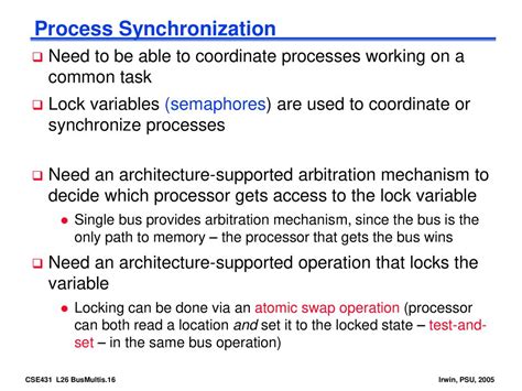 CSE 431 Computer Architecture Fall Lecture 26. Bus Connected Multi’s ...