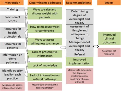 an outline of the logic model of the intervention we aim to measure