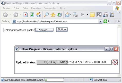 Upload Com Barra De Progresso Devmedia