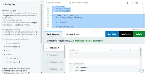 python 3 programming hands on solution tcs fresco play mnc answers