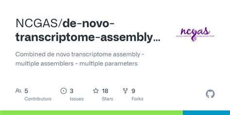 Github Ncgasde Novo Transcriptome Assembly Pipeline Combined De