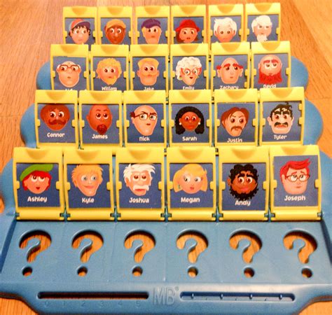 Guess Who Board Game Characters Printable Word Searches