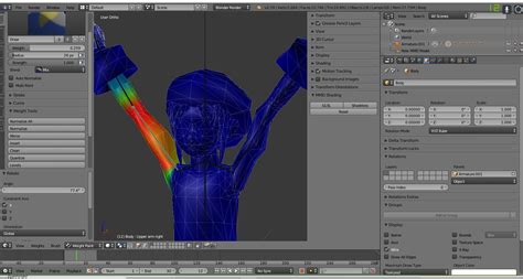 Working On A Ripped Ps2 Model I Cant Figure Out How To Fix Arms