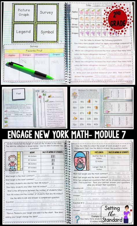 Engage Ny Math Interactive Notebook Grade 2 Module 7 Math Interactive