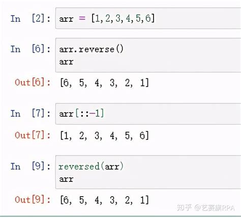 python 基础之 list 倒序操作 知乎