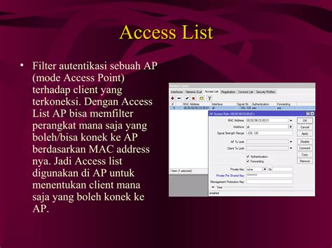 Security Wireless Mikrotik Pps