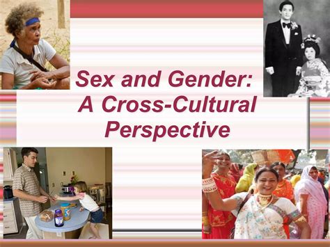 Sex And Gender A Cross Cultural Perspective PPTX Reproductive Health Diseases And Conditions