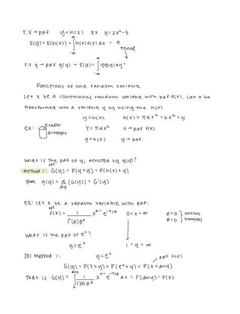 chapter 5 distributions of functions of random variables v pdf d h x