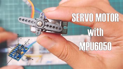 servo motor controlling with mpu6050 sensor and arduino mpu6050