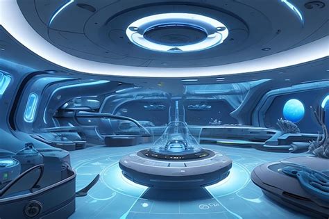 Premium Ai Image Extraterrestrial Oceanography Lab