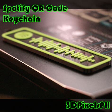 3d Printed Spotify Code Keychain Shopee Philippines