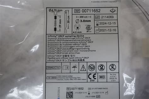 New Steris 711652 Infinty Ercp Sampling Device Disposables General