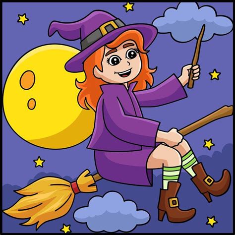 Rekenkleurplaat Cijfers Of Letters Halloween Heks
