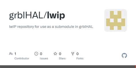 Github Grblhallwip Lwip Repository For Use As A Submodule In Grblhal