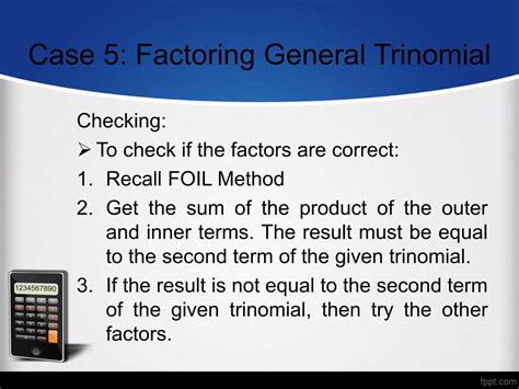 Factoring General Trinomialppt