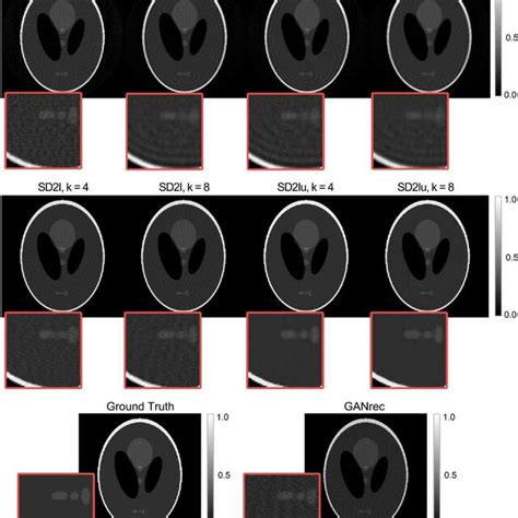 comparison between conventional and neural network reconstruction