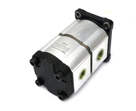 Double Gear Hydraulic Pump Cm Group European Type Shaft Threaded Connections