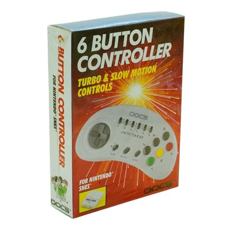 Docs 6 Button Controller For Snes Big W