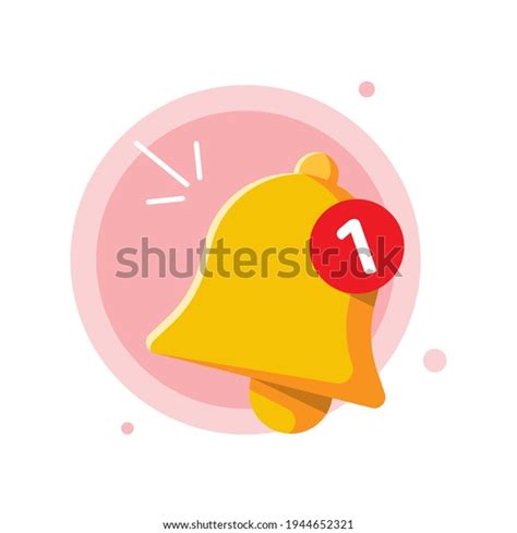 Bell Notification Pop Up Number Of Unopened Or Unread New Notifications Concept Illustration