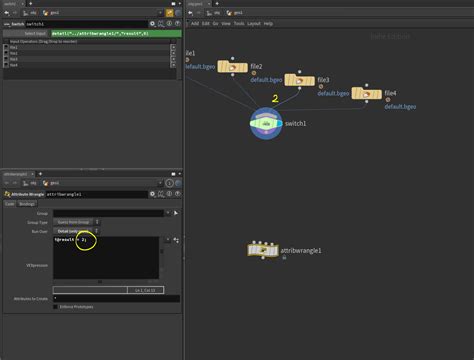 Switch In Vex General Houdini Questions Odforum