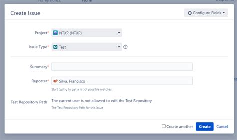 XRAY Test Repository Path Cannot Be Set Or Changed In Jira S Dialog Xblend Issue Tracker