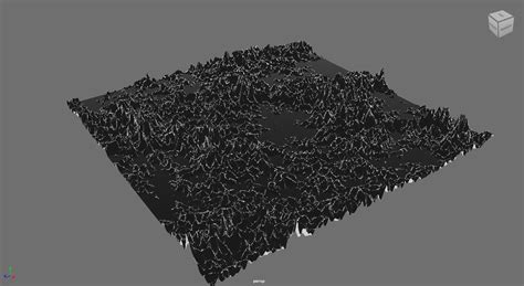 How Do I Colour This Procedurally Generated Terrain Based On Its Displacement Map Rmaya