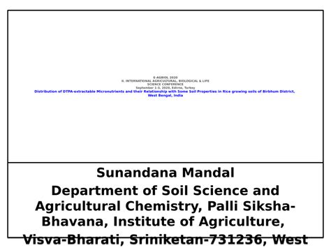 Pdf Distribution Of Dtpa Extractable Micronutrients And Their